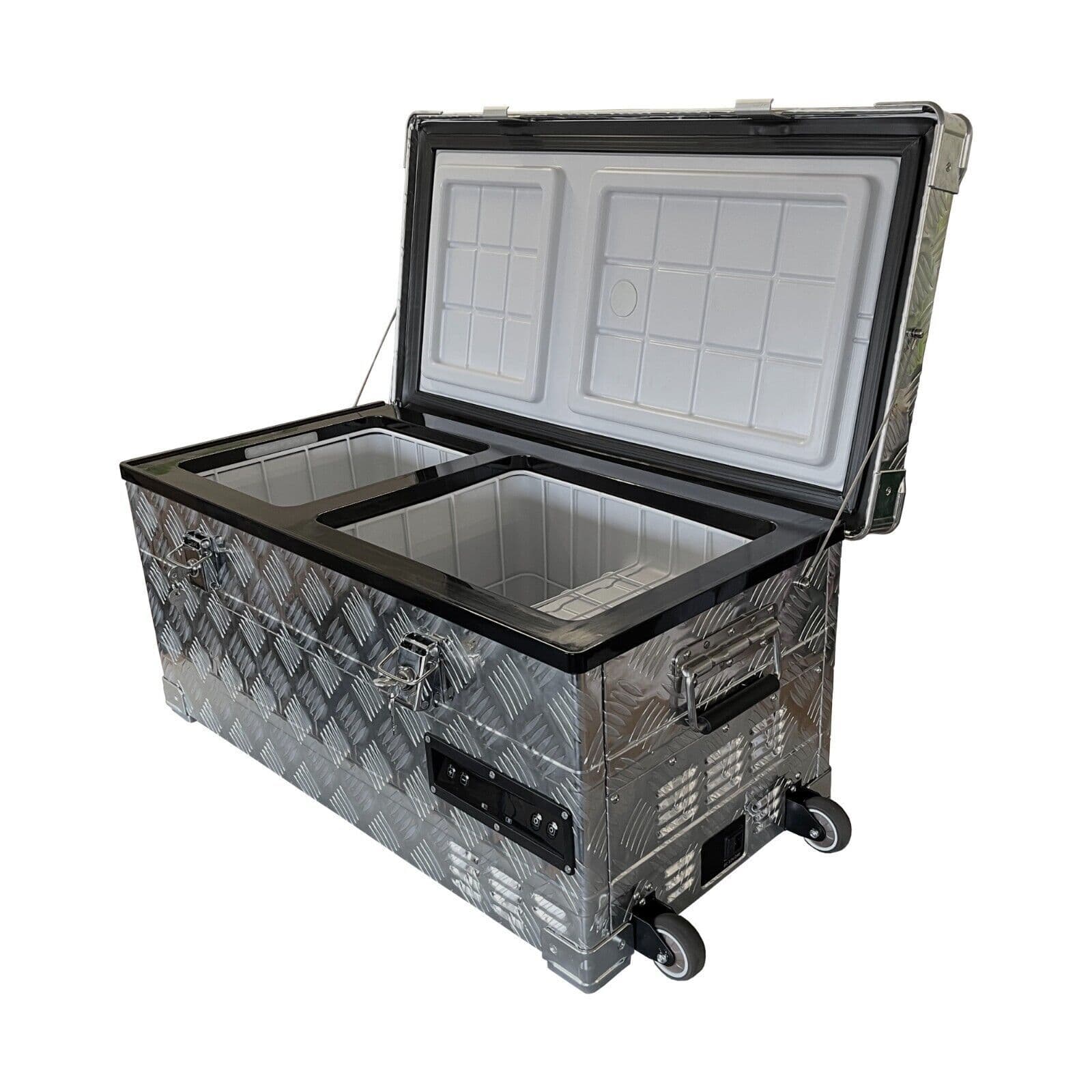 Dual Zone Compressor Fridge Freezer Aluminium Casing 12v 24v 220v ...