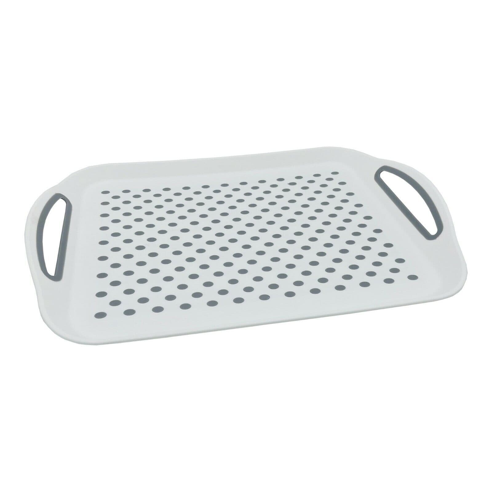 Anti slip serving dinner tray cups plates caravan motorhome boat kitchen