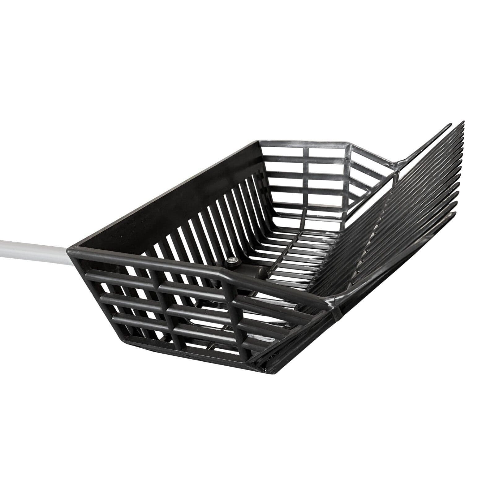 Basket Bucket Fork Rake Equestrian Hay Bedding Horse Stable Mucking Out ...