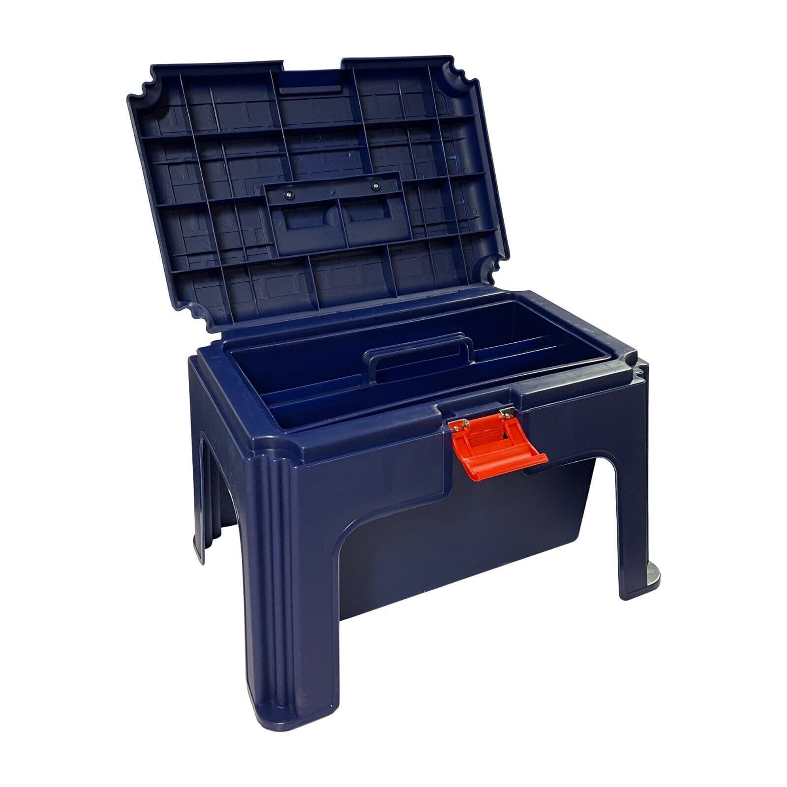 Blue Horse LARGE Step Up Grooming Tack Box Seat / Stool equestrian ...