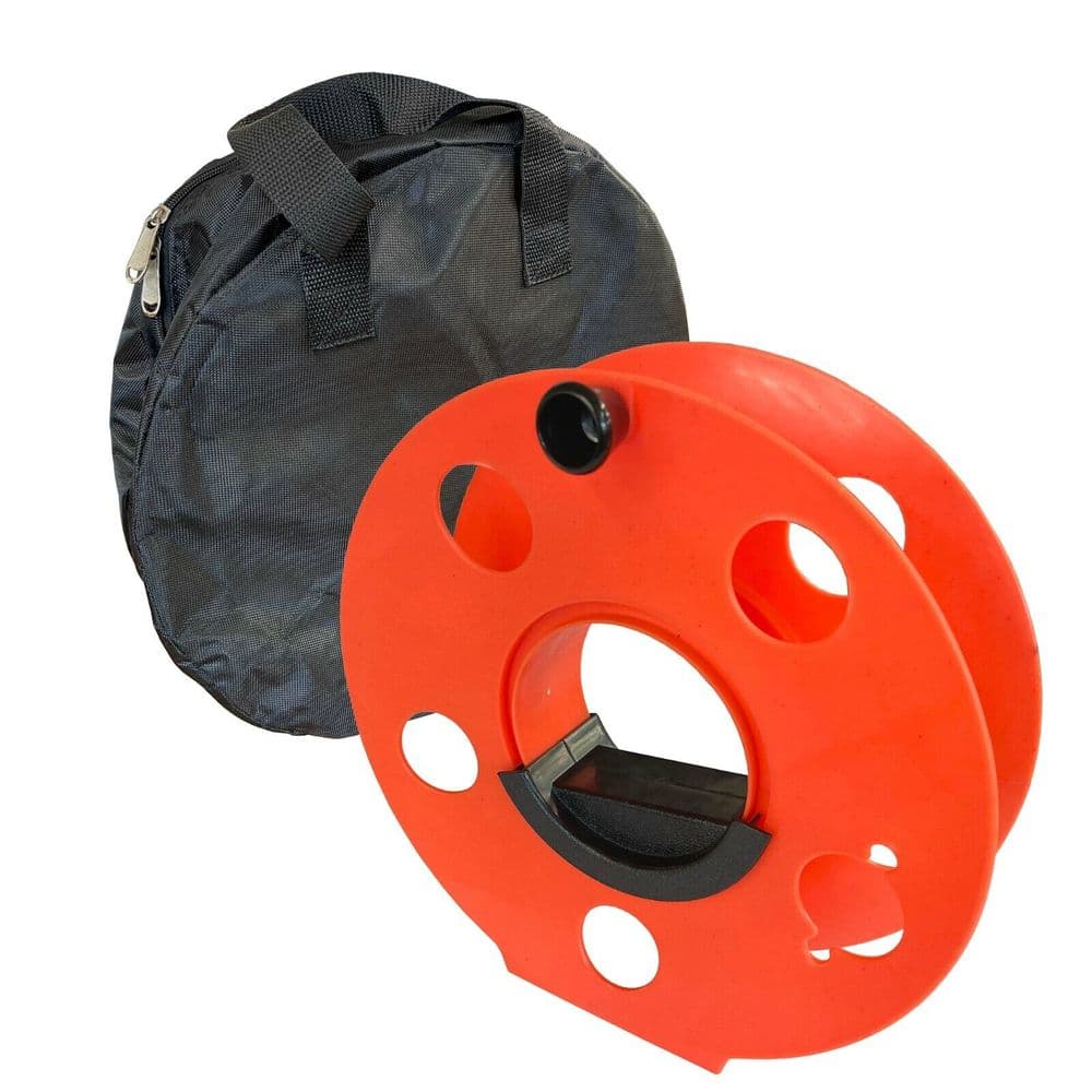 CABLE TIDY REEL for 25m MAINS HOOK UP LEAD STORAGE BAG caravan ...