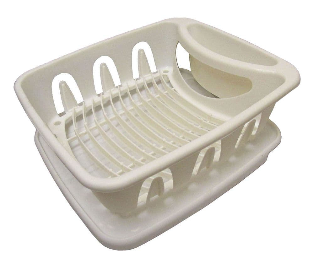 CARAVAN LARGE DISH DRAINER with DETACHABLE TRAY plate rack motorhome boat