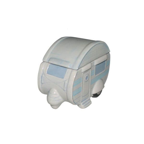 CERAMIC CARAVAN TRINKET BOX in GIFT BOX PPJS35