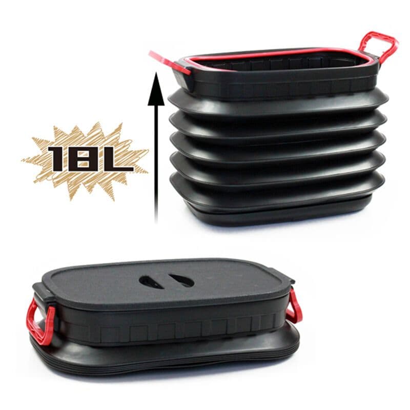 COLLAPSIBLE CAR BOOT ORGANISER LID folding shopping storage tidy van ...