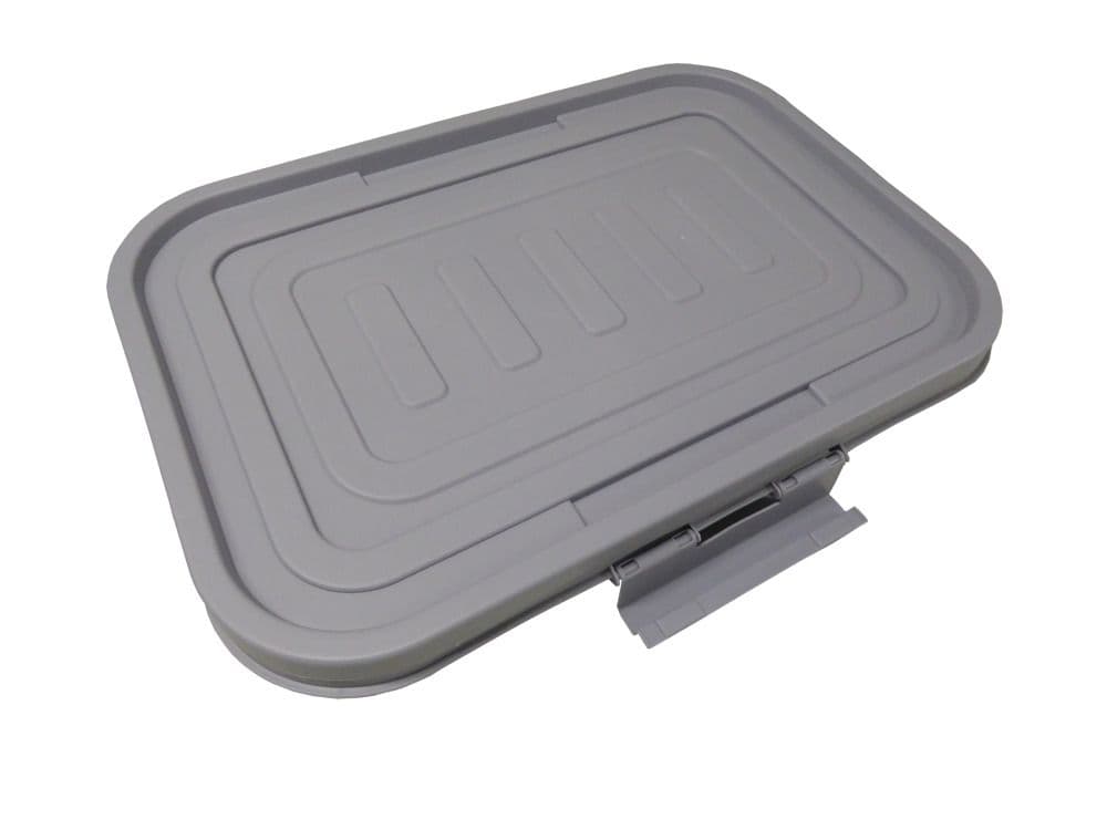 COLLAPSIBLE FOLDING XL STORAGE BOX with LID camping caravan motorhome boat