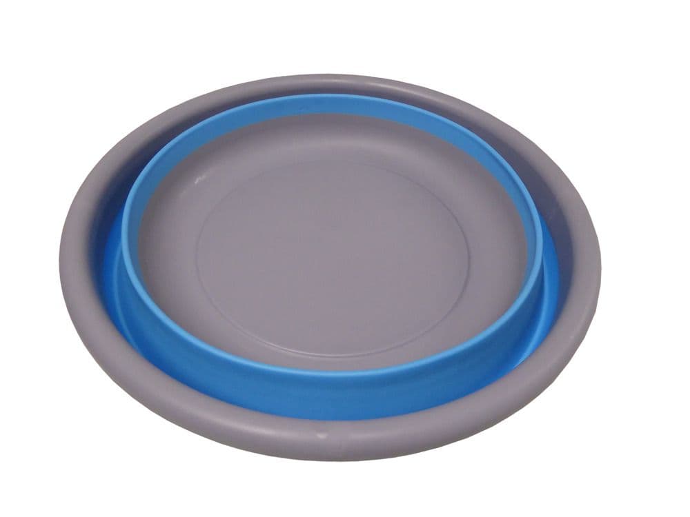 COLLAPSIBLE LARGE ROUND WASHING UP BOWL camping caravan motorhome boat ...