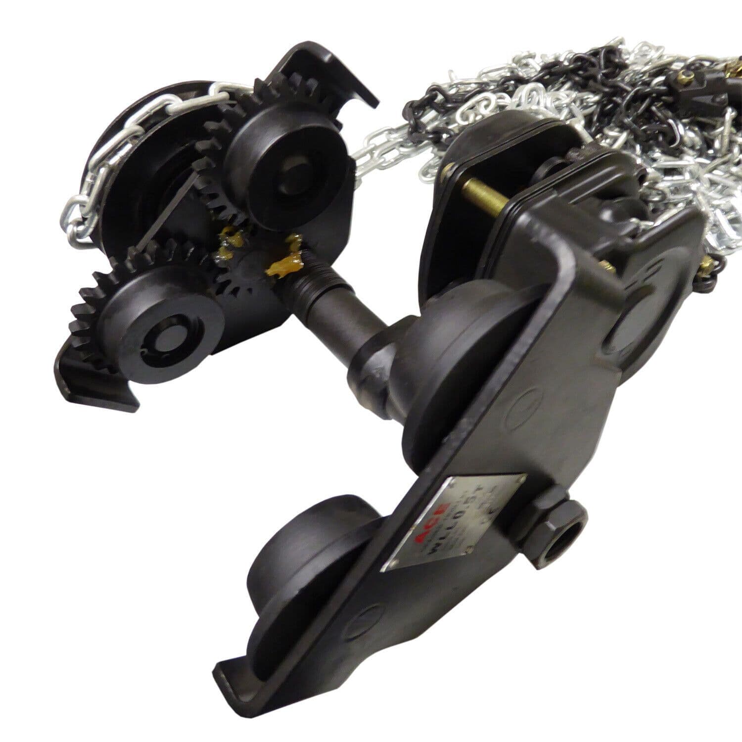 Combination Chain Block & Geared Trolley 1 Ton 1000kg 6m Girder Beam ...