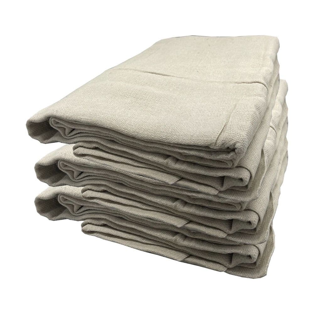 Cotton Twill Dust Sheets Various Sizes Builder DIY Decorating Cover ...