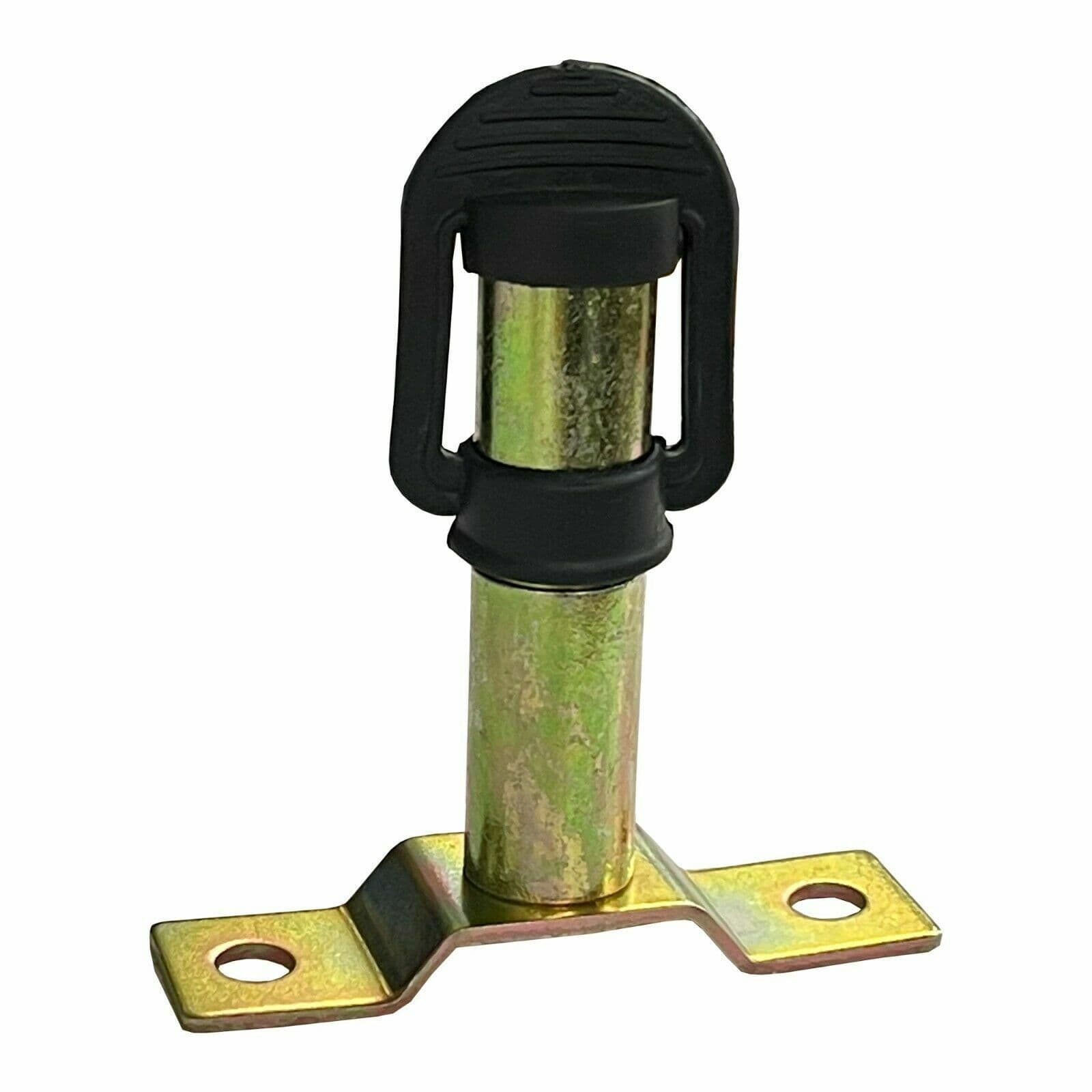 DIN POLE MOUNT BEACON BRACKET BOLT ON FOR ROTATING FLASHING AMBER LIGHT ...