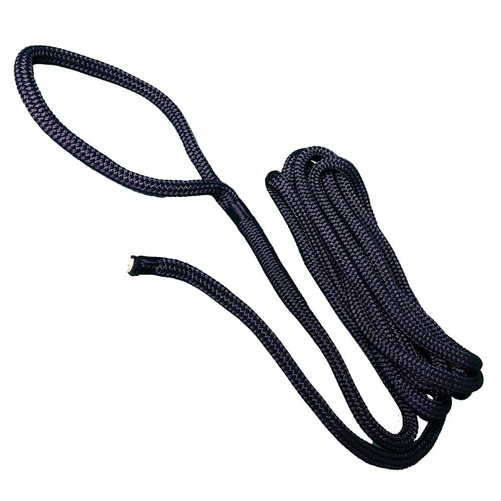 Dockline Double Braid Mooring Rope Polyester Spliced Eye Marine Boat ...