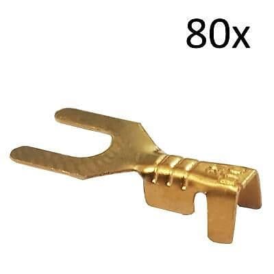 ELECTRIC WIRE CRIMP SPADE FORK TERMINAL CONNECTOR M2-0201 terminals ...
