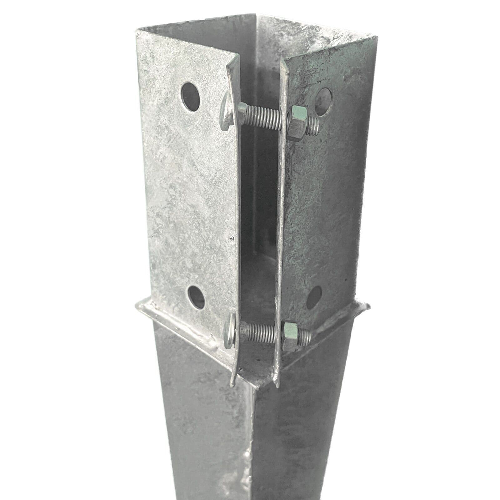 Fence Post Support Spike Bolt Grip Drive In Ground Stake 75mm/100mm ...