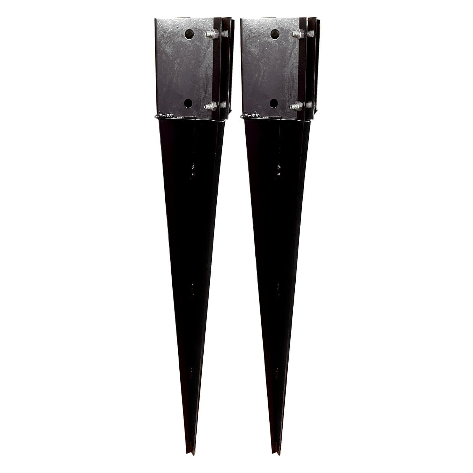 Fence Post Support Spike Bolt Grip Drive In Ground Stake 75mm/100mm ...