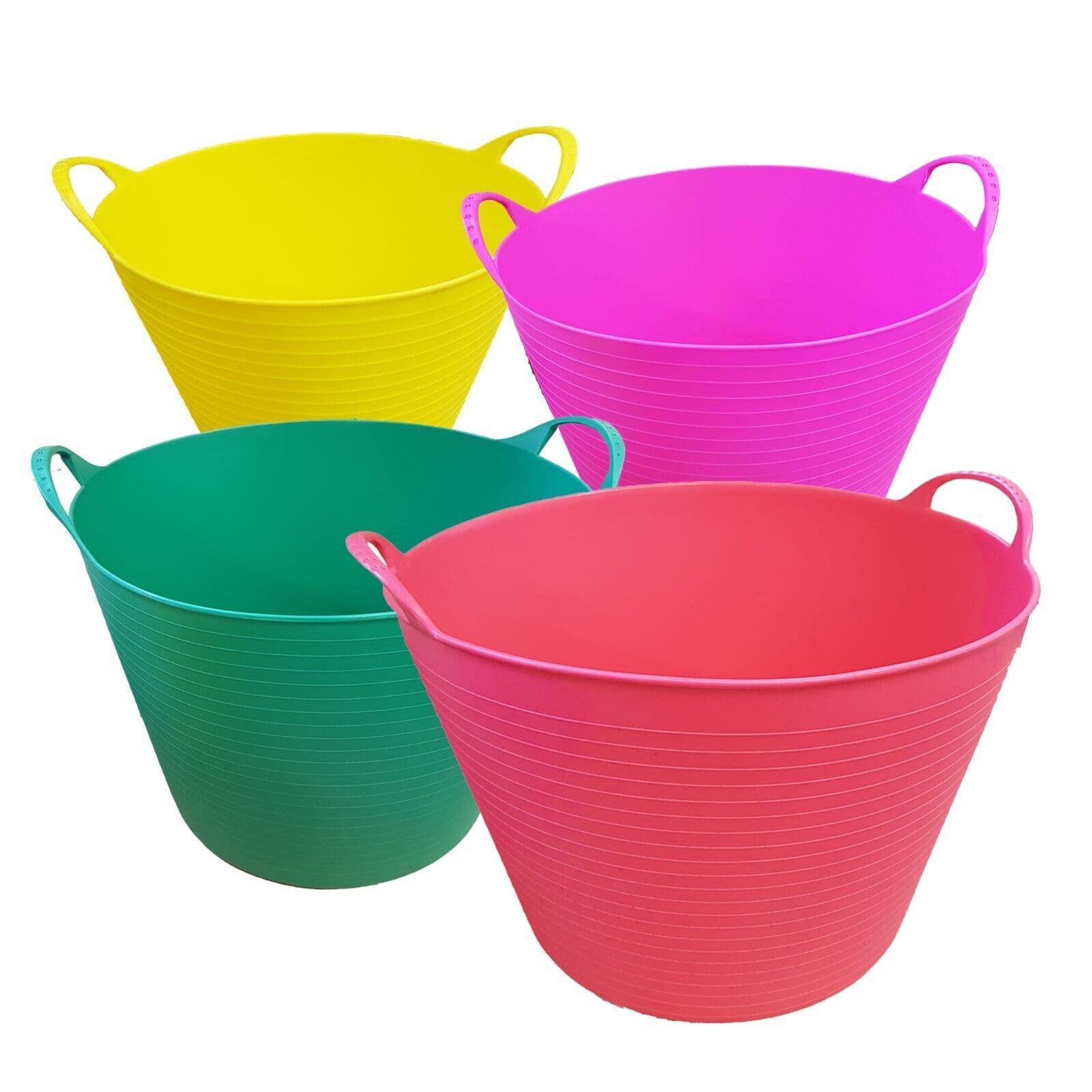 Flexi Tub Storage Basket Bucket Handels Horse Feed Trug Garden Toys 1/3 ...