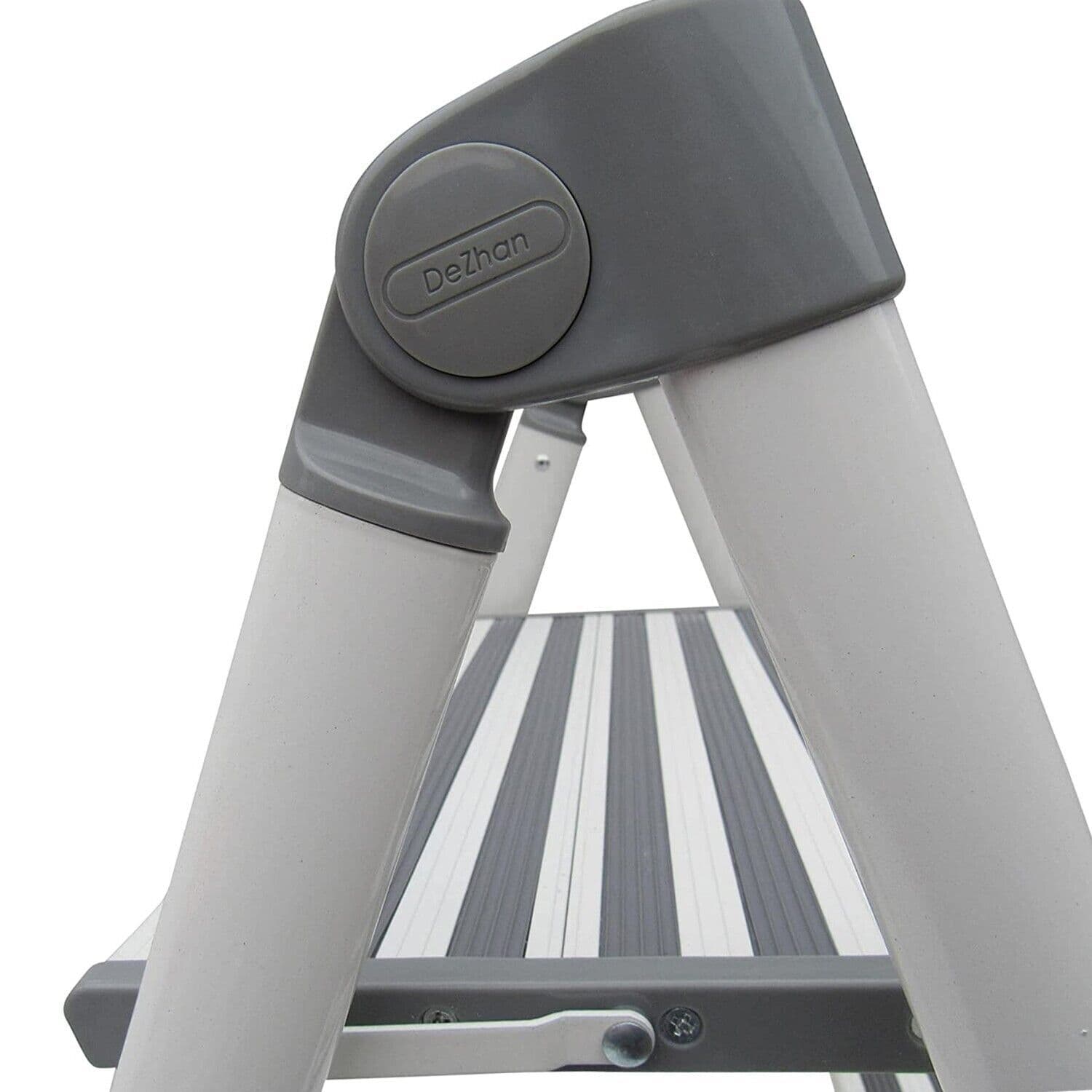 FOLDING 3 STEPLADDER with SUPPORT HANDLE caravan home diy motorhome ...