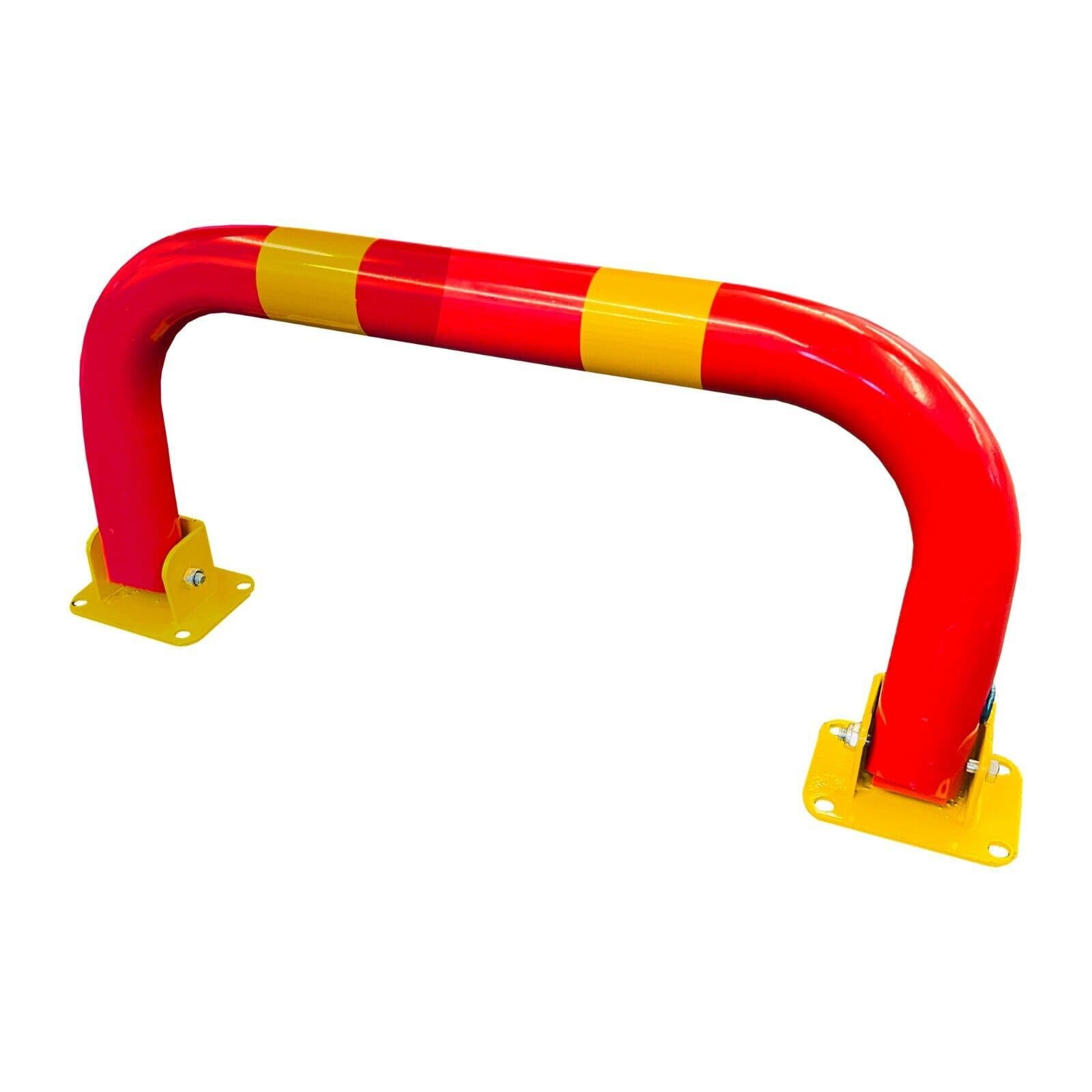 FOLDING LOCKING PARKING BOLLARD POST BARRIER security driveway car park ...