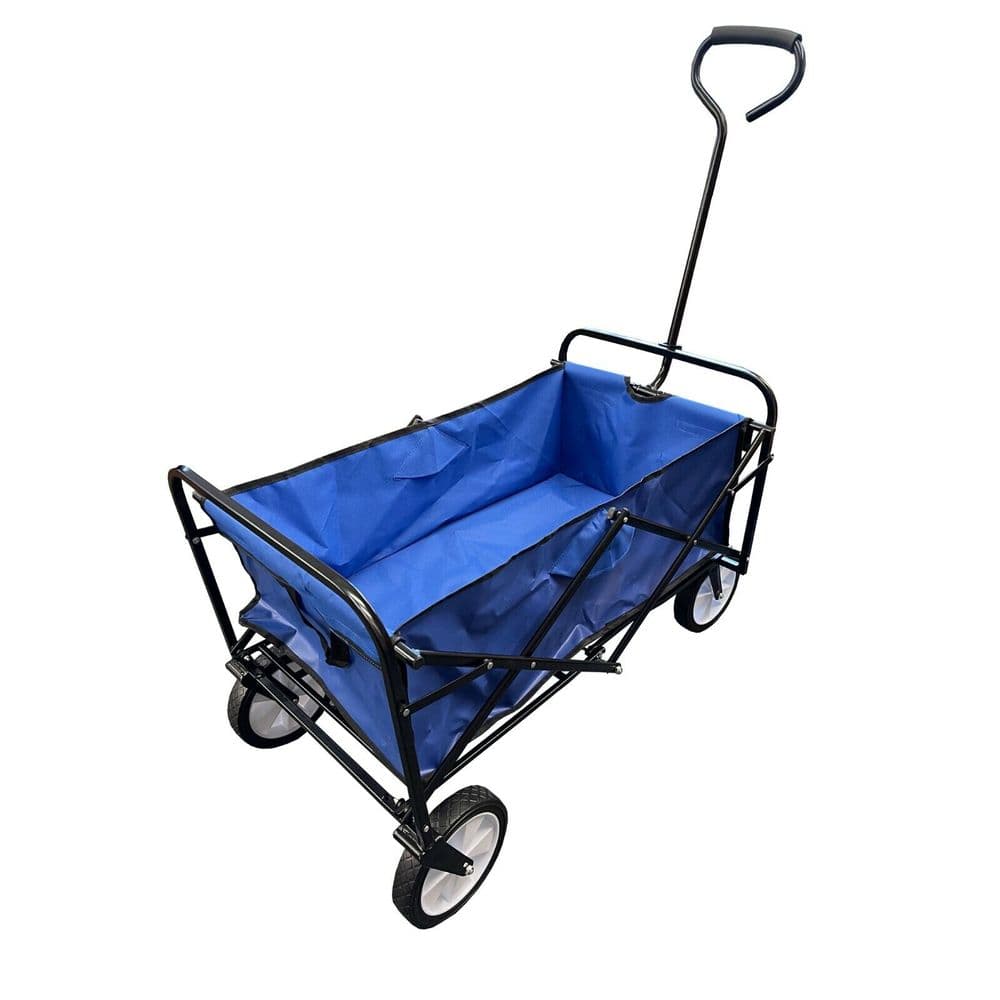 FOLDING WAGON CAMPING BEACH CART festival trolley garden picnic boat ...