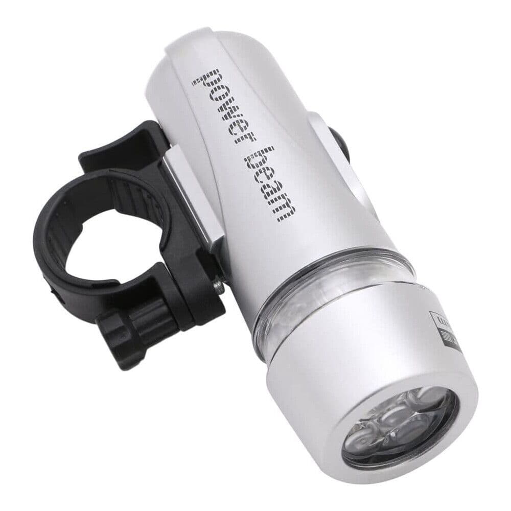FRONT BIKE LIGHT POWER BEAM 5 LED BRIGHT bicycle cycle mountain ...