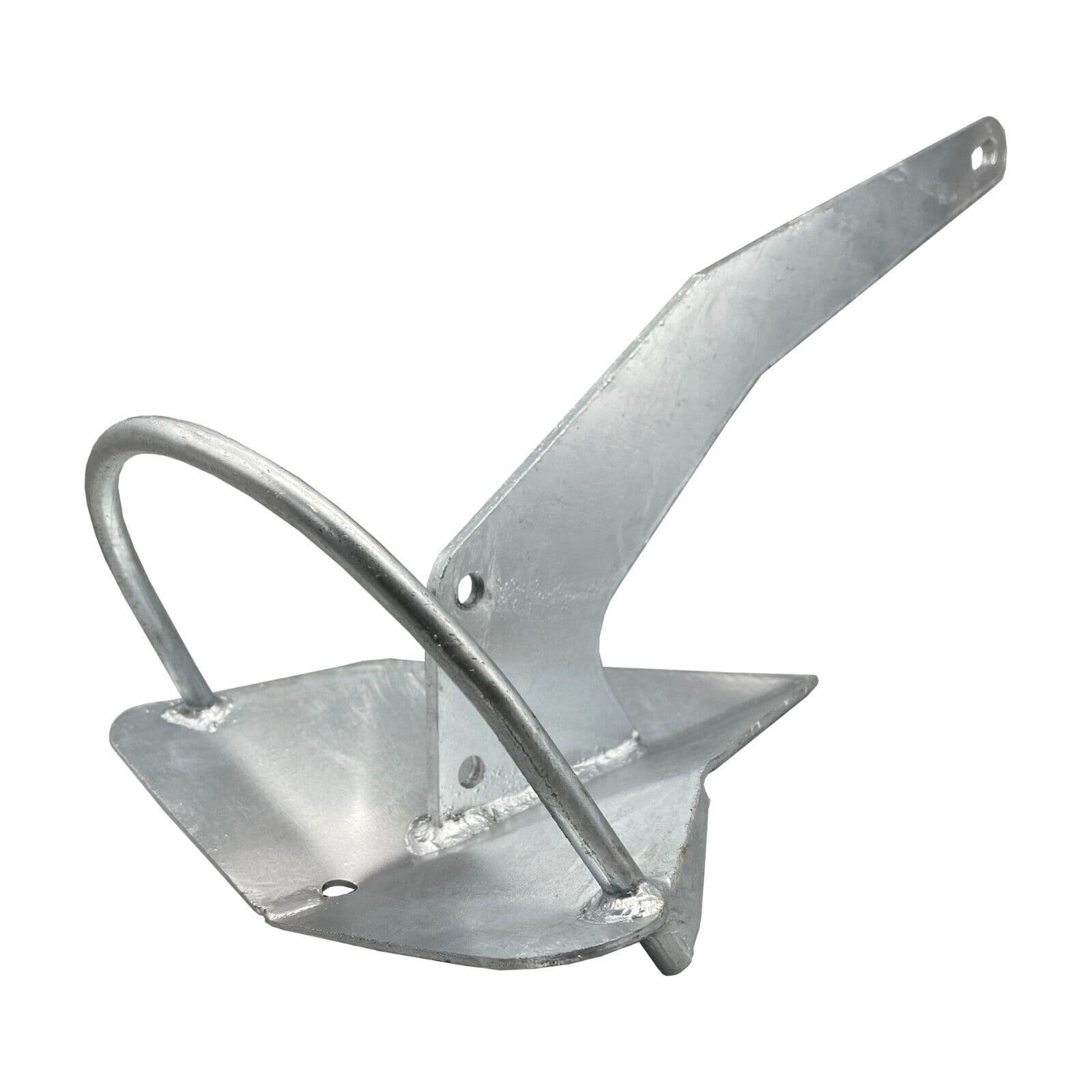 Galvanised Self Righting Rocna style Boat Anchor narrowboat plough ...