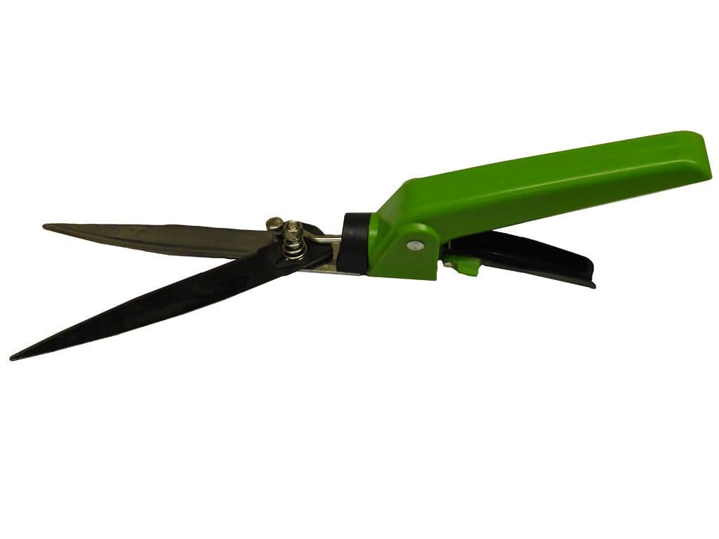 GARDEN GRASS TRIMMER SHEARS bush pruner with SWIVEL HEAD