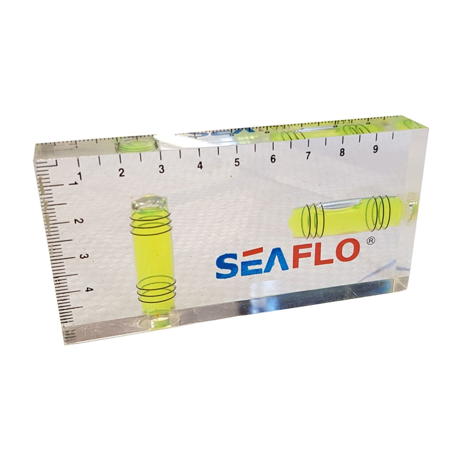 GLASS 2 WAY SPIRIT LEVEL with MM and CM SCALE diy caravan motorhome ...