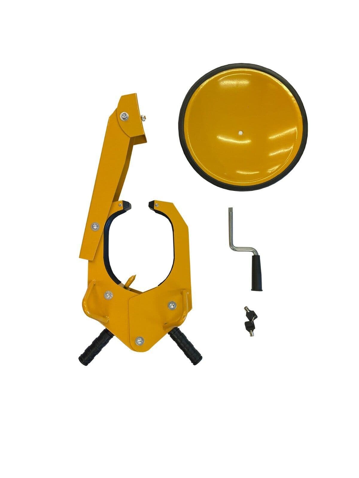 HEAVY DUTY LOCKING WHEEL CLAMP caravan motorhome trailer van campervan car