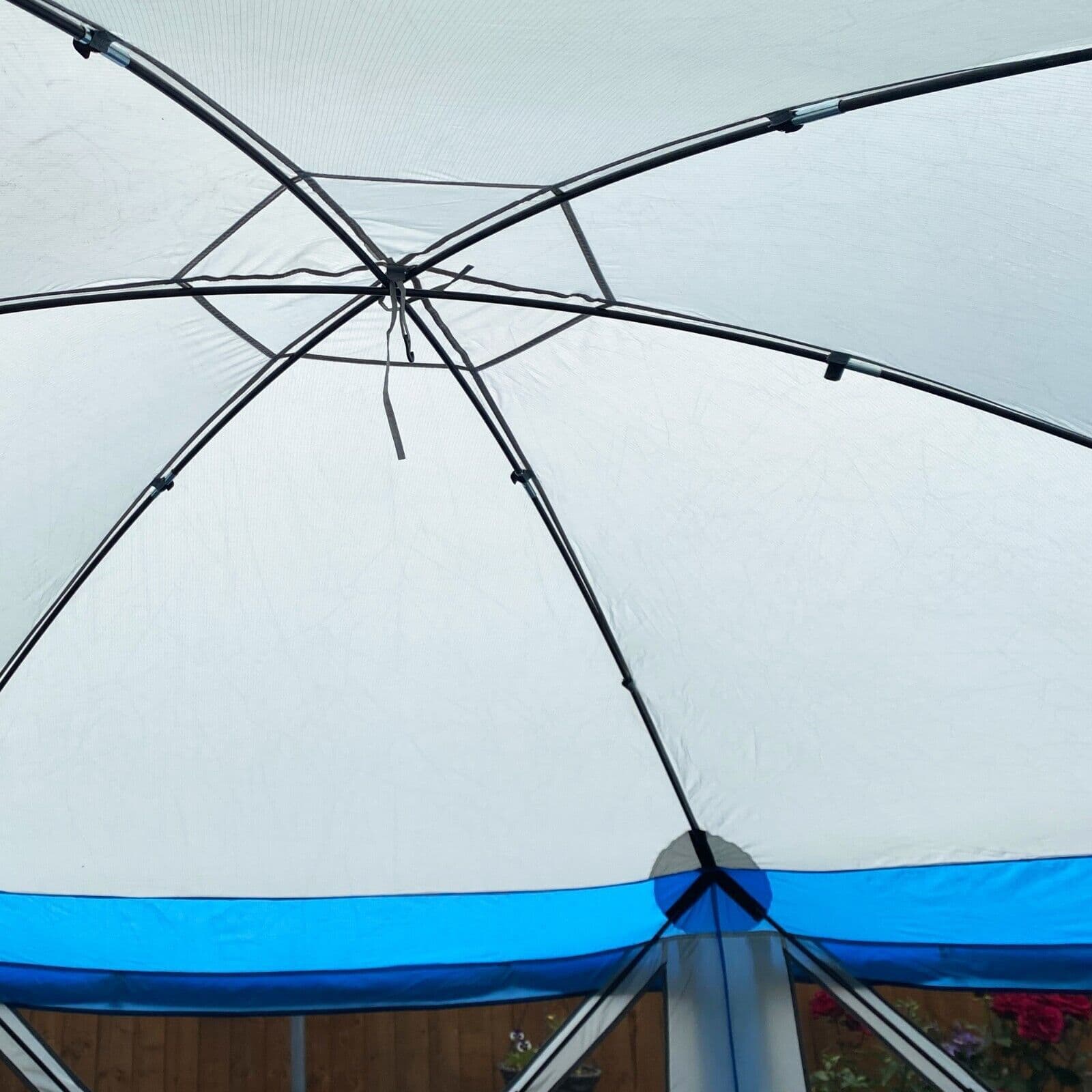 Hexagon Screen House Garden Event Shelter Pop Up Gazebo 3 5m Marquee ...