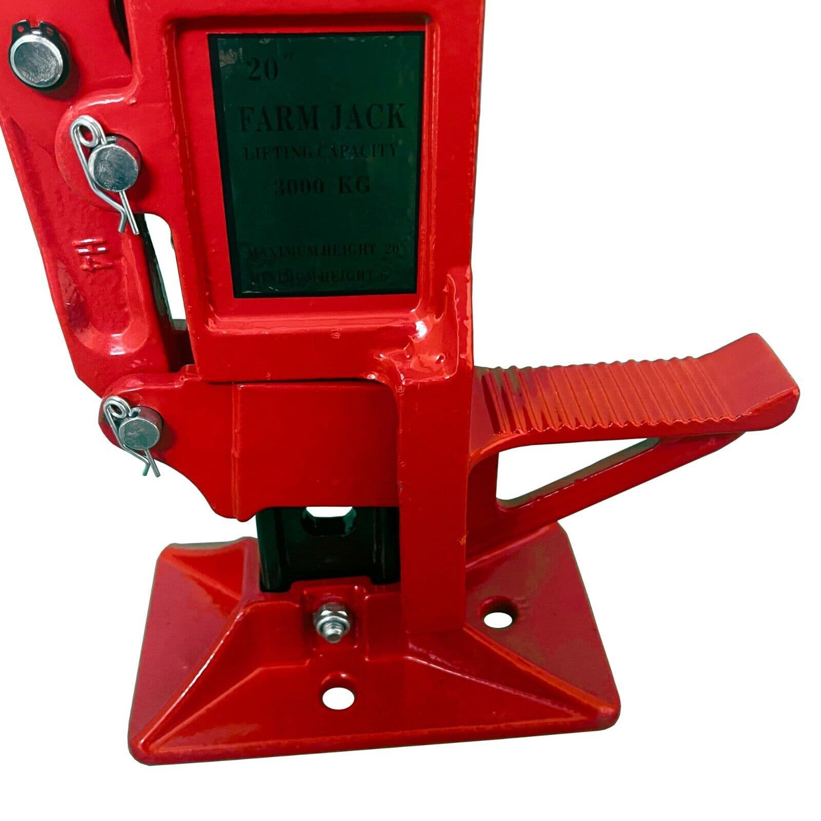 High Lift Ratchet Farm Jack 20" 3000kg 3T Hoist Winch Off Road Rescue