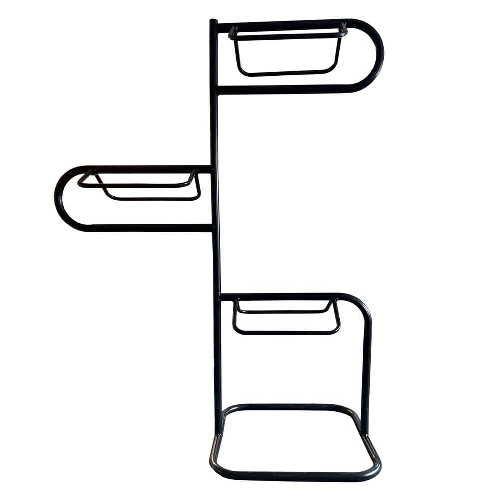 Horse Saddle Rack Stand 3 Tiers Steel Pony Stable Equestrian