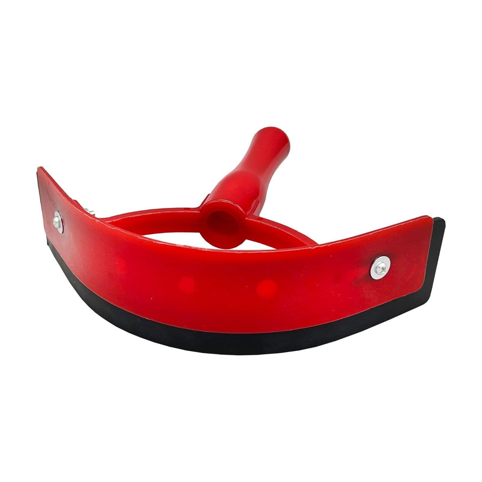 Horse Sweat Scraper with Red Round Handle pony equestrian