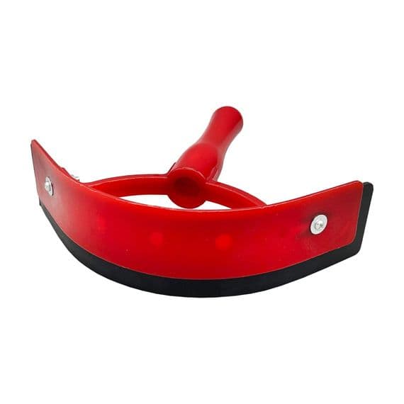 Horse Sweat Scraper with Red Round Handle pony equestrian