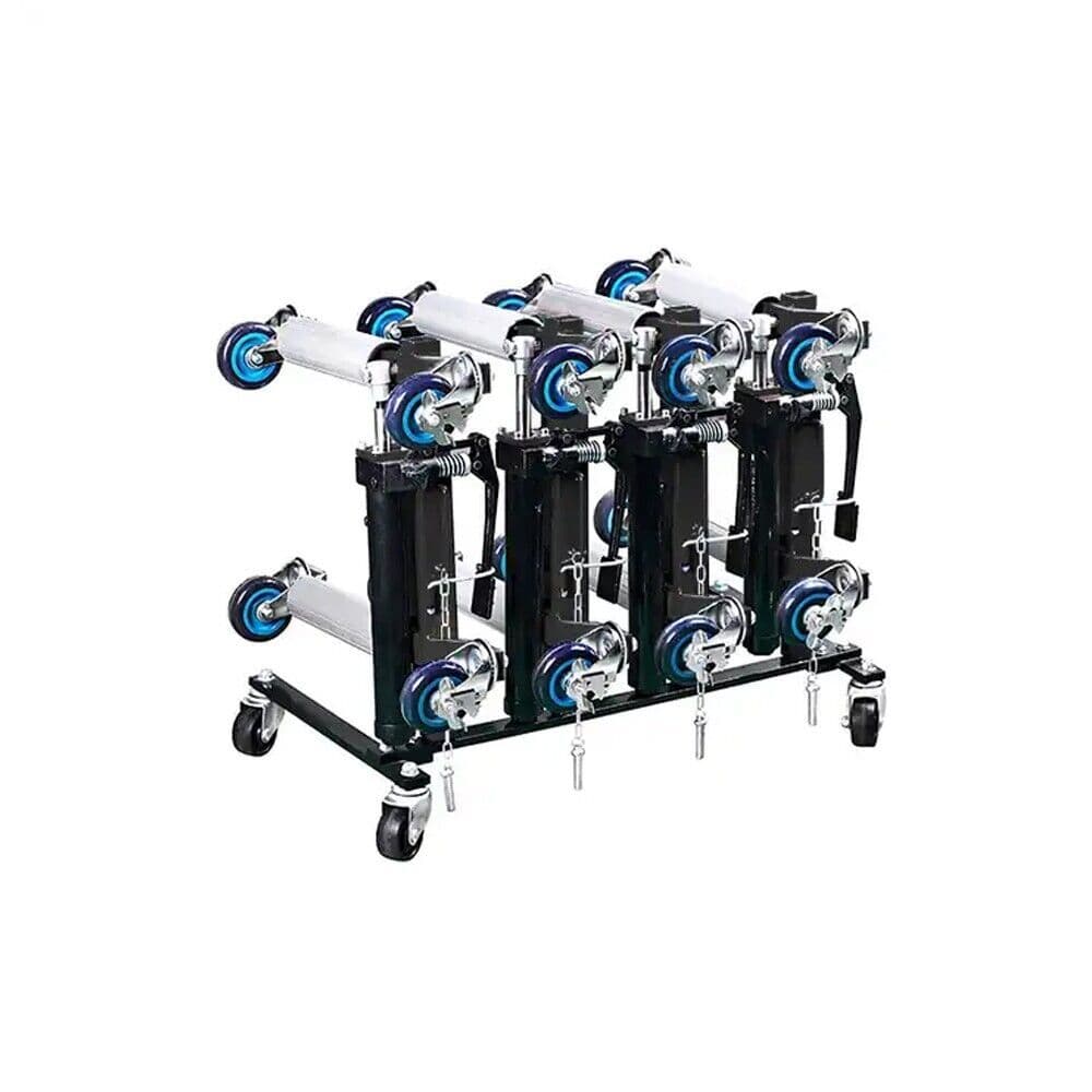 Hydraulic Wheel Skate Go Jack Storage Trolley Stand Vehicle Lifter Cart