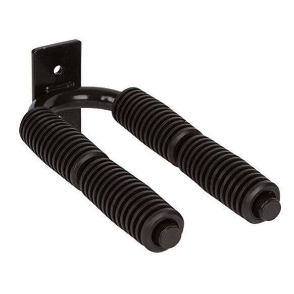 KAYAK PADDLE / CANOE OAR STORAGE HOLDER RACK holds 6 paddles - rubber ...