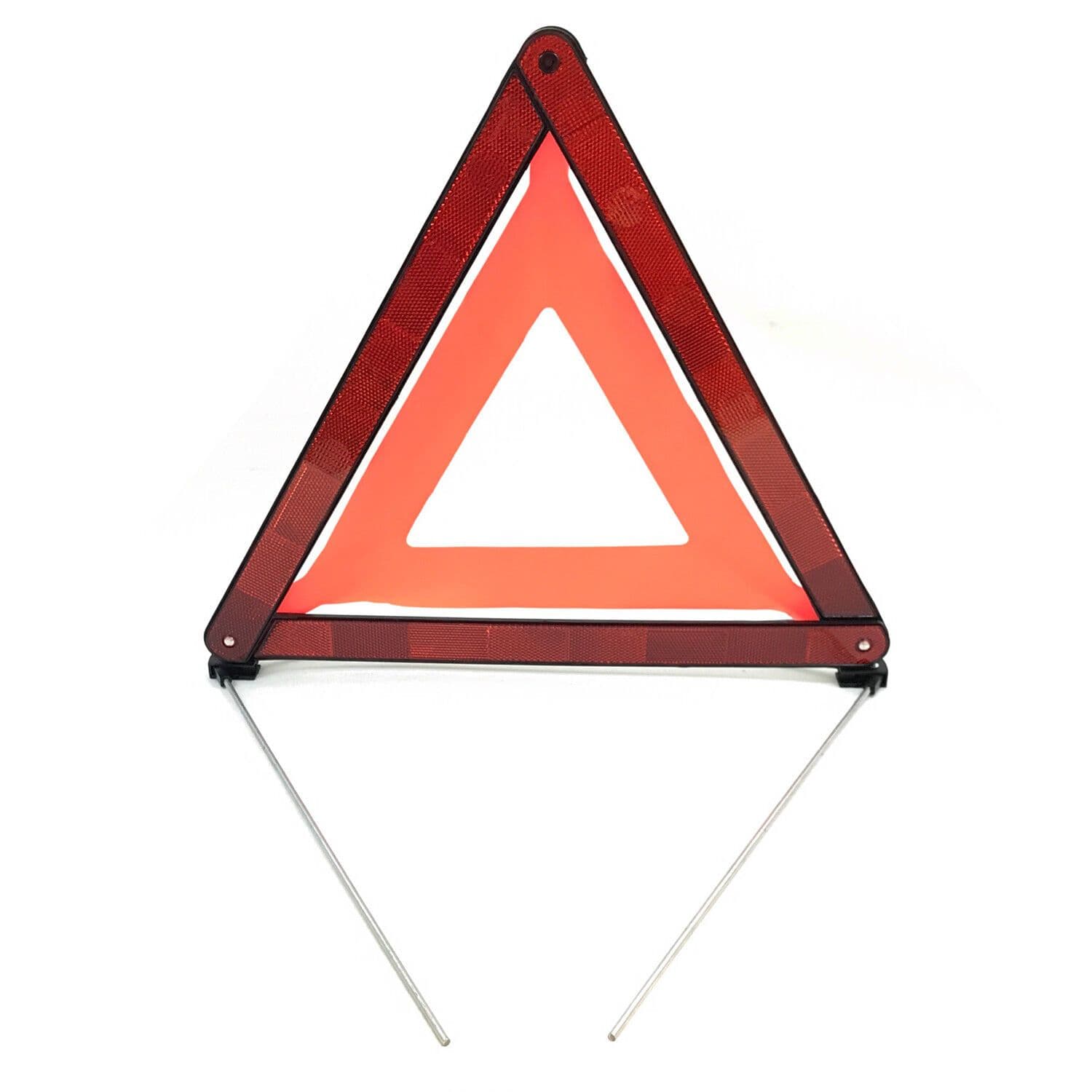 LARGE FOLDING WARNING REFLECTIVE TRIANGLE with E-mark car van caravan ...
