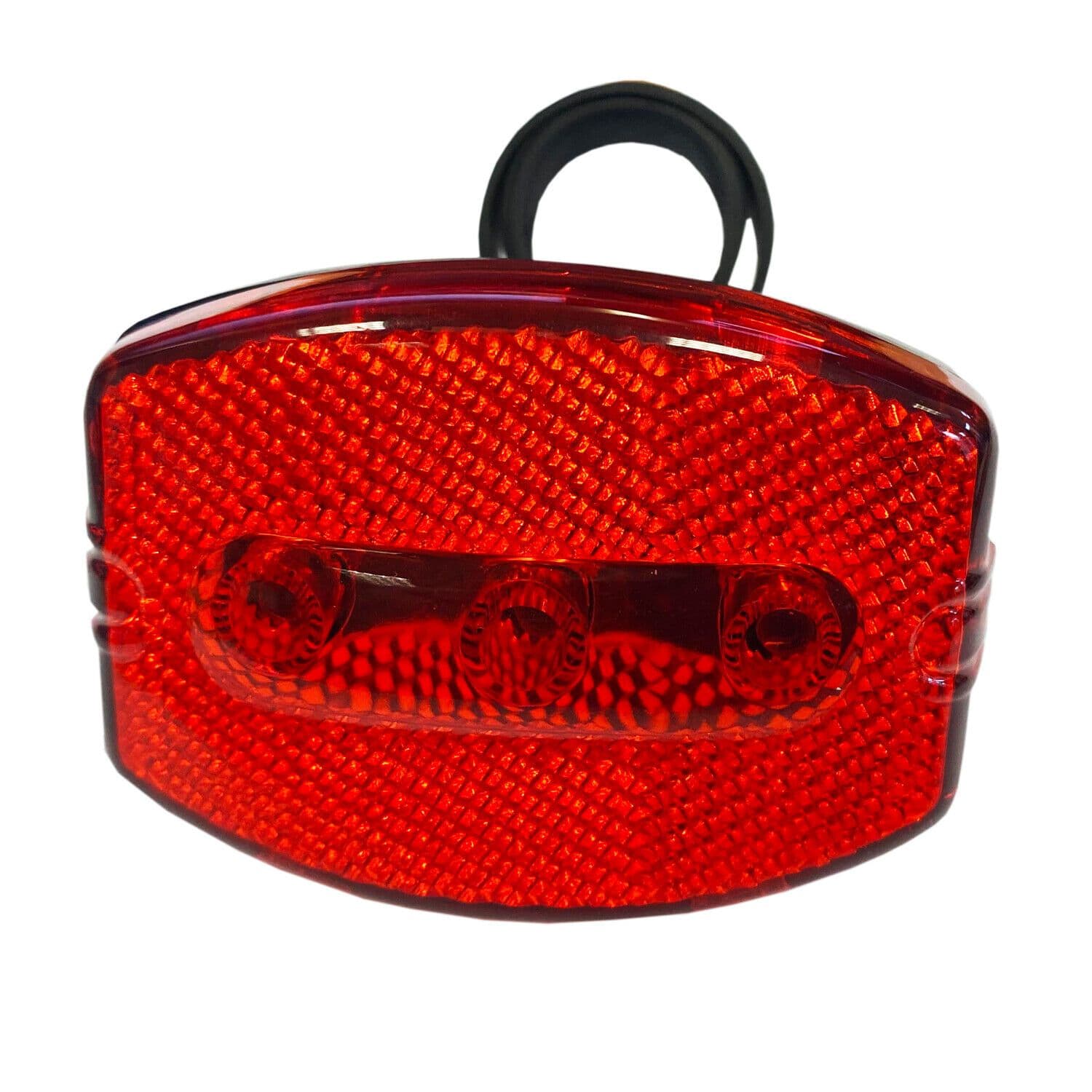 LED REAR BIKE LIGHT 3 LED BRIGHT safety hazard warning bicycle cycle ...