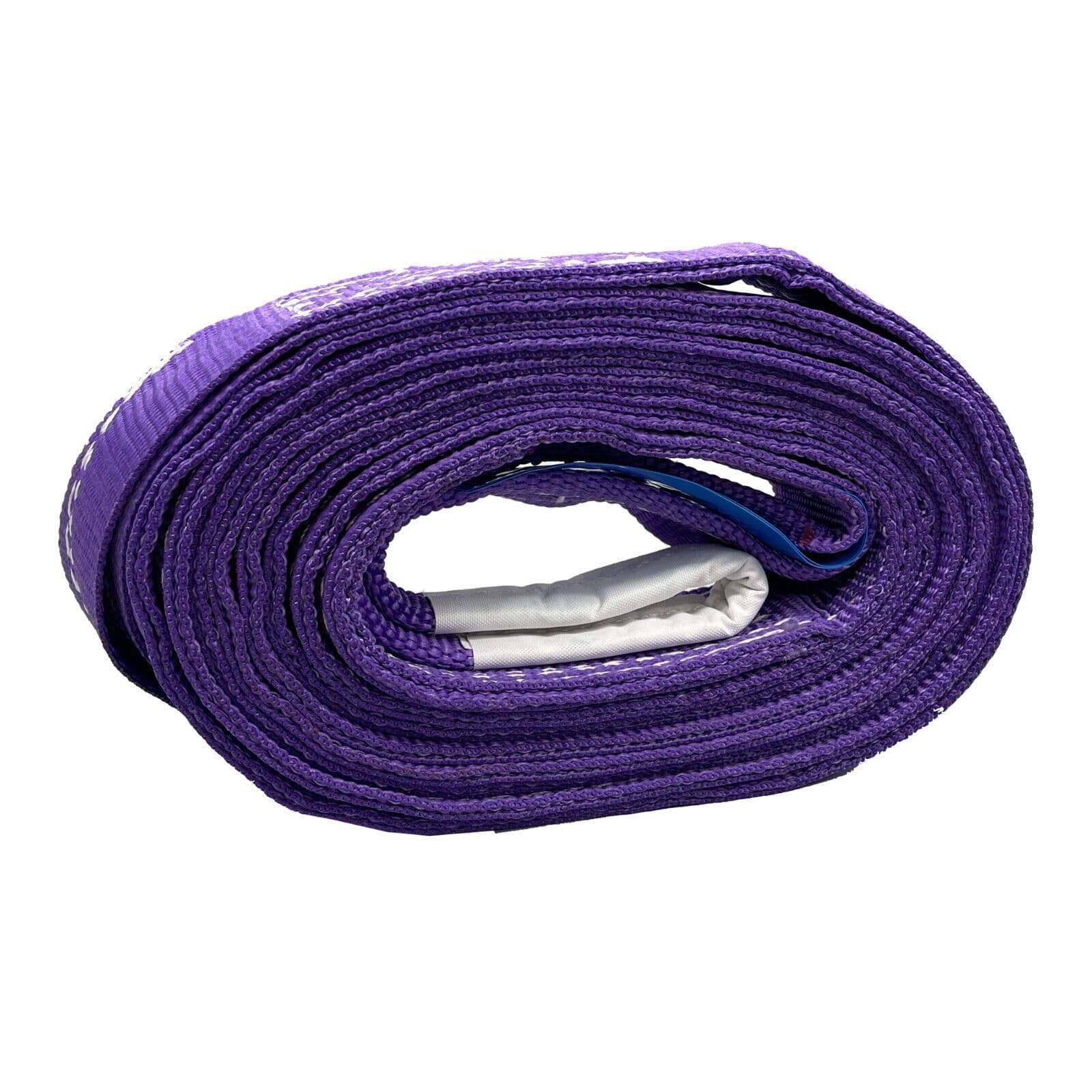 Lifting Web Slings Polyester Flat Duplex Webbing Straps 1 Ton to 15 Ton ...