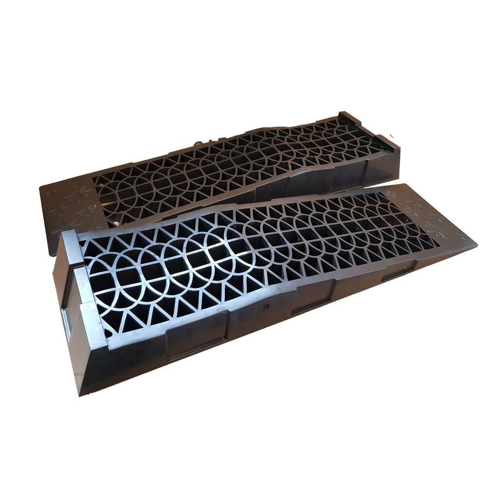 LOW PROFILE PLASTIC CAR SERVICE RAMPS GT-13P 698mm x 200mm x 78mm ...