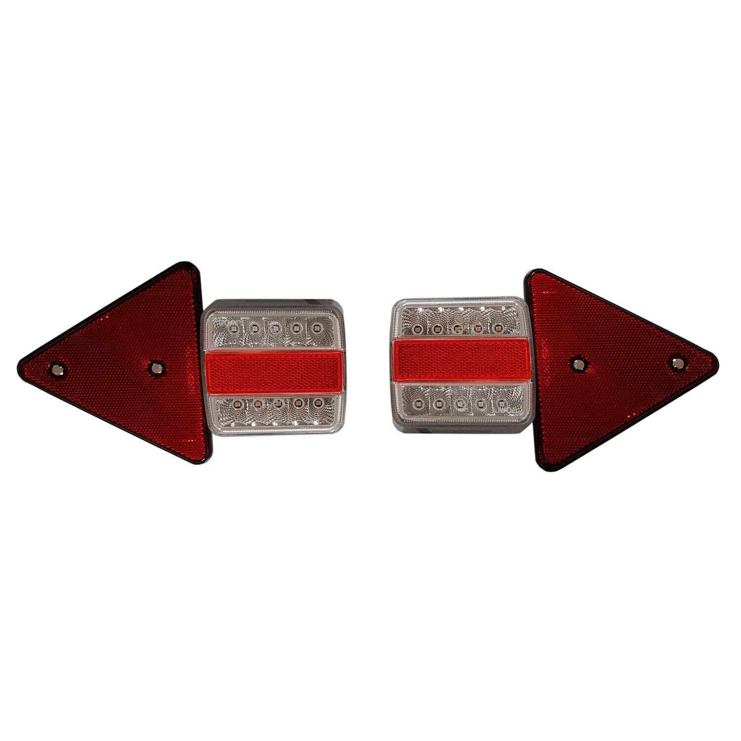 MAGNETIC TRAILER TOWING LED LIGHTS PODS KITS with REFLECTORS x 10 metre