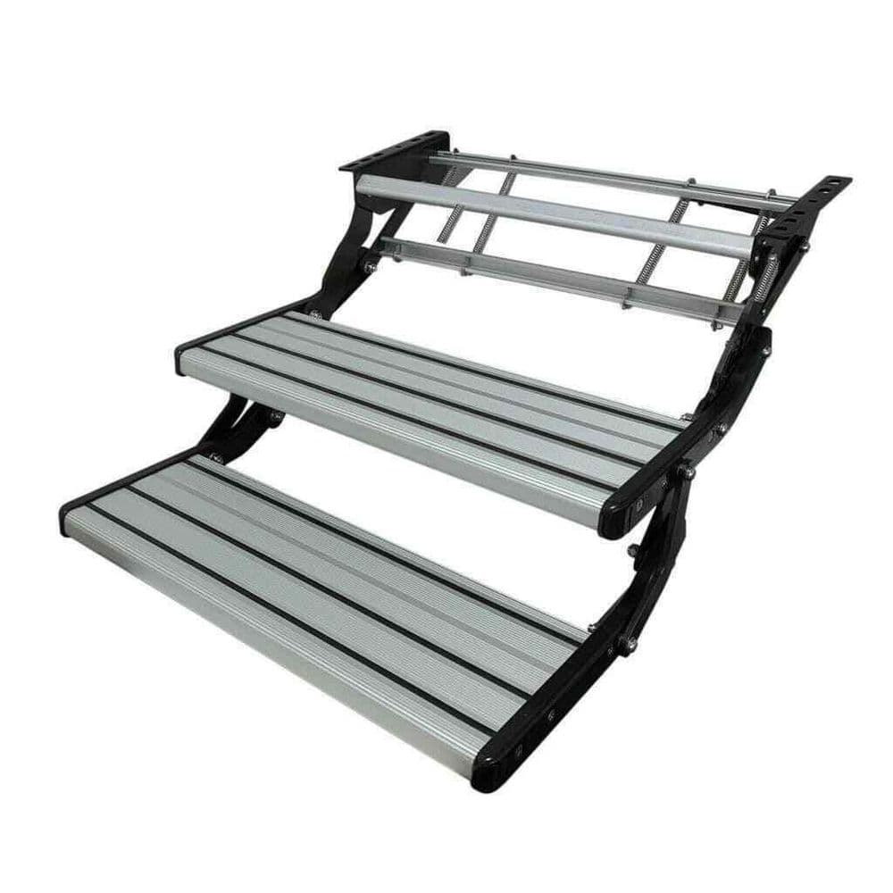 MANUAL DOUBLE PULL OUT DOM DROP DOWN FOLDING STEP motorhome RV campervan