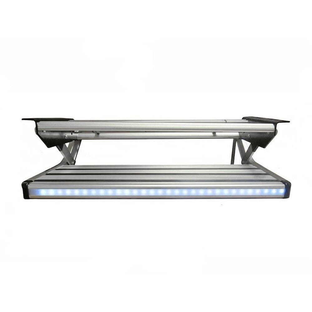 Manual Drop Down Step LED Light Single Folding Pull Out Motorhome Caravan