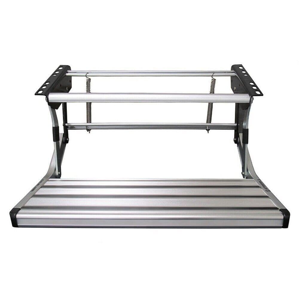 Manual Drop Down Step LED Light Single Folding Pull Out Motorhome Caravan