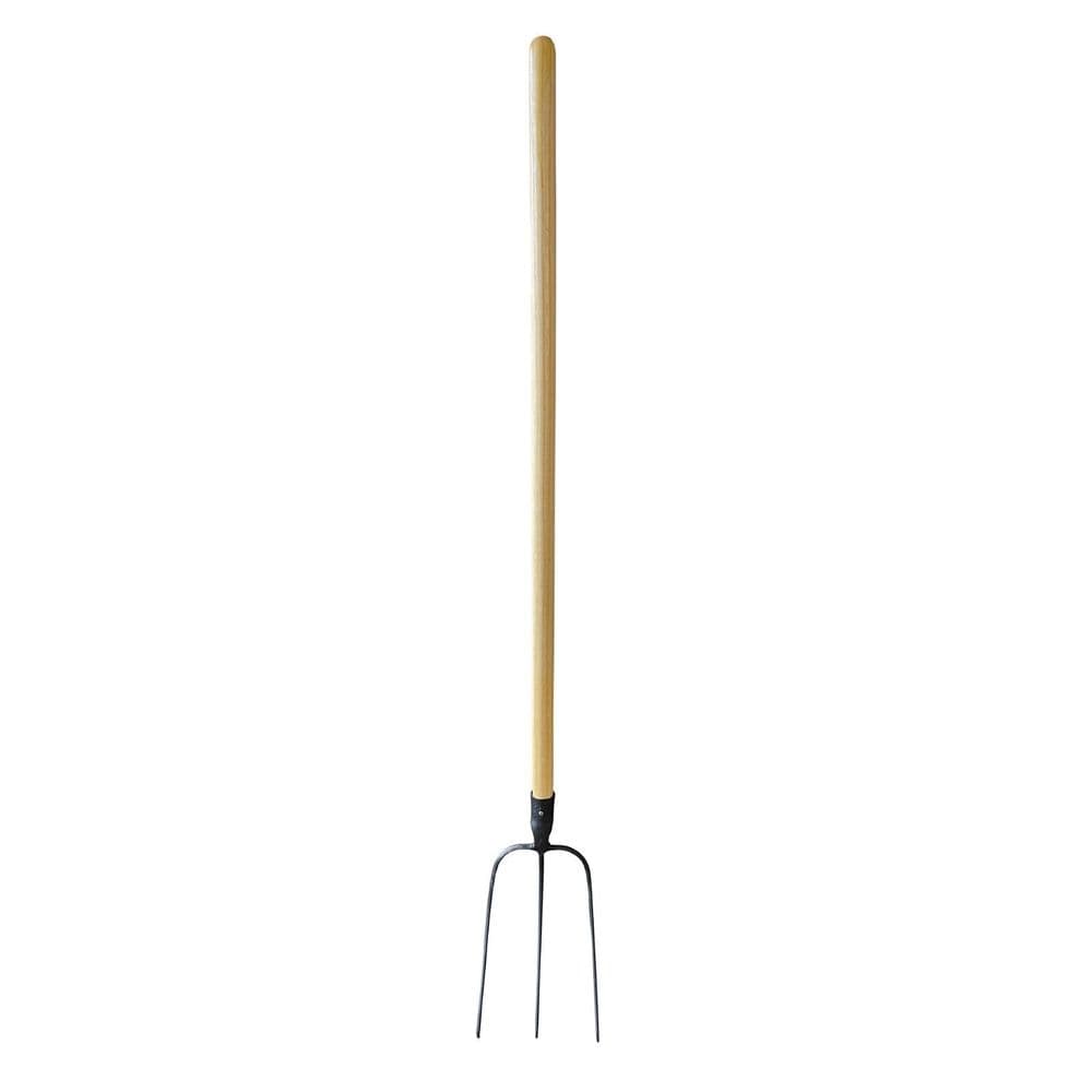 Manure Hay Muck Out 3 Prong Fork with Hard Wood Handle farm horse ...