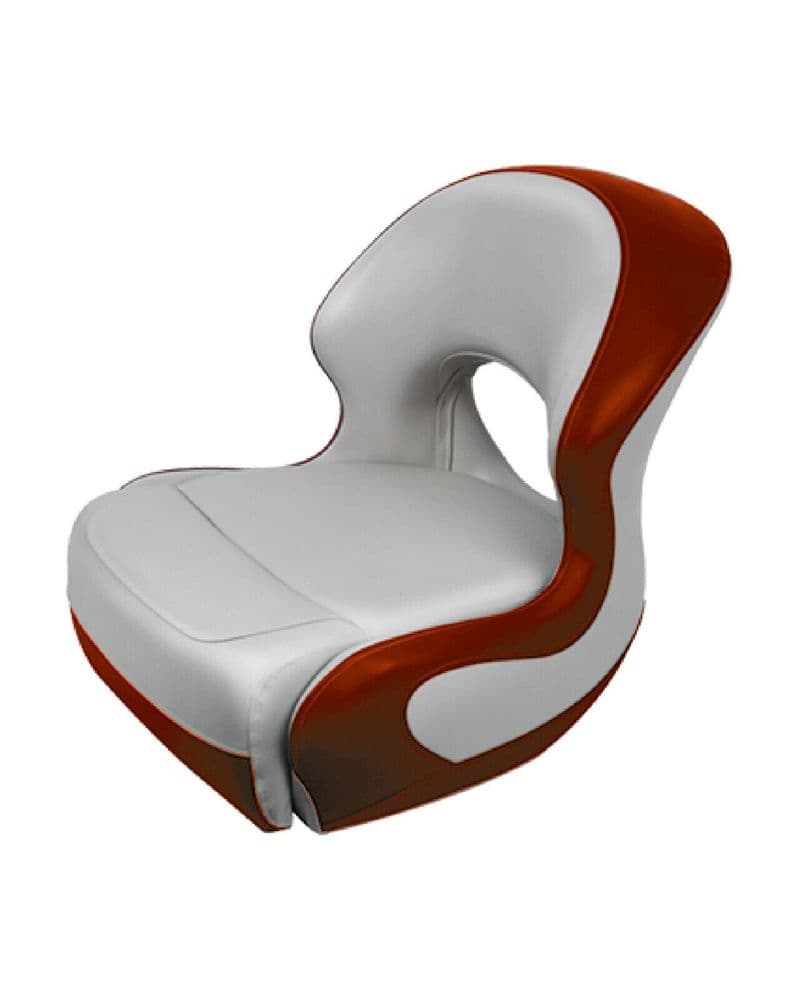 MARINE PREMIUM BUCKET BOAT SEAT - GREY/RED 96171GR yacht fishing rib