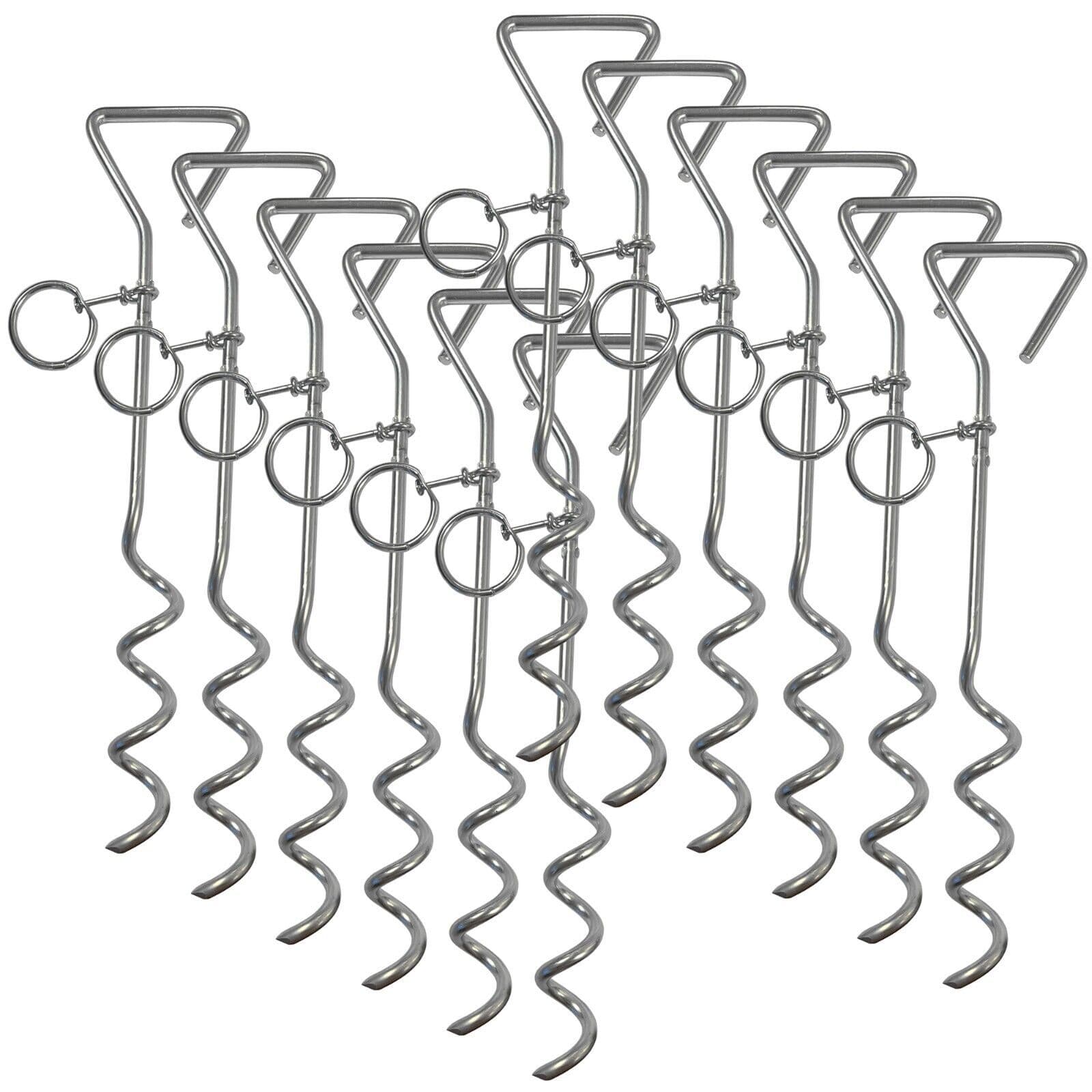 Marquee Heavy Duty 16" Storm Tie Down Ground Peg Anchor Stakes Gazebo 2 ...