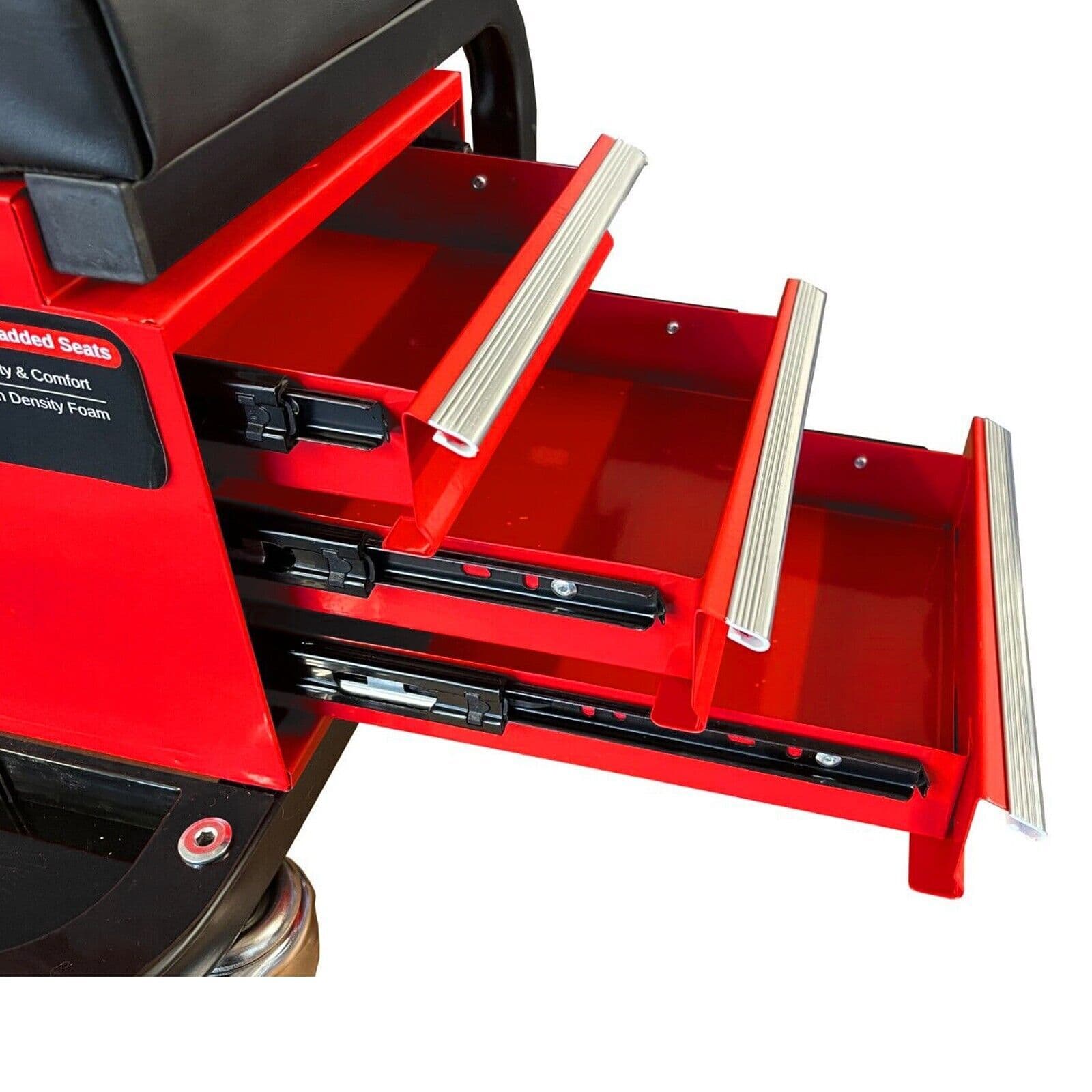 Mechanic Creeper Roller Work Seat Stool Tool Box Chest Trolley Drawers ...