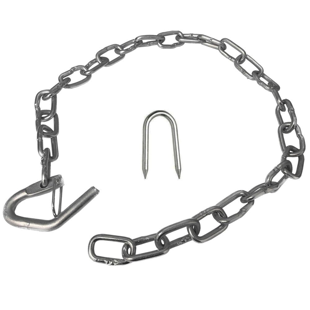 New Zealand Chain Gate Fastener 420mm/1000mm Zinc Plated Staple Latch Catch