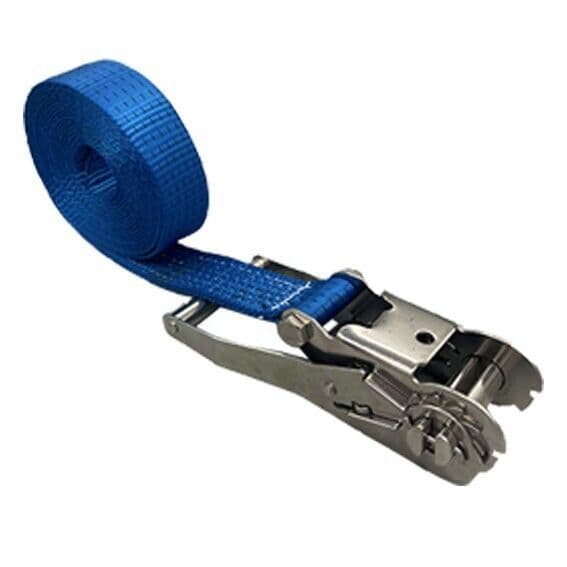 Pack Of 4 Stainless Steel 316 Ratchet Strap Endless 50mm 6 Metre Marine