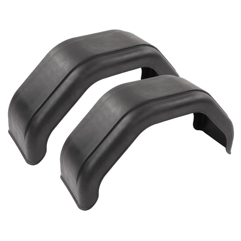 Pair 13" Trailer Mudguards Plastic to Suit 13" Wheels Mud Guard Wheel Arch