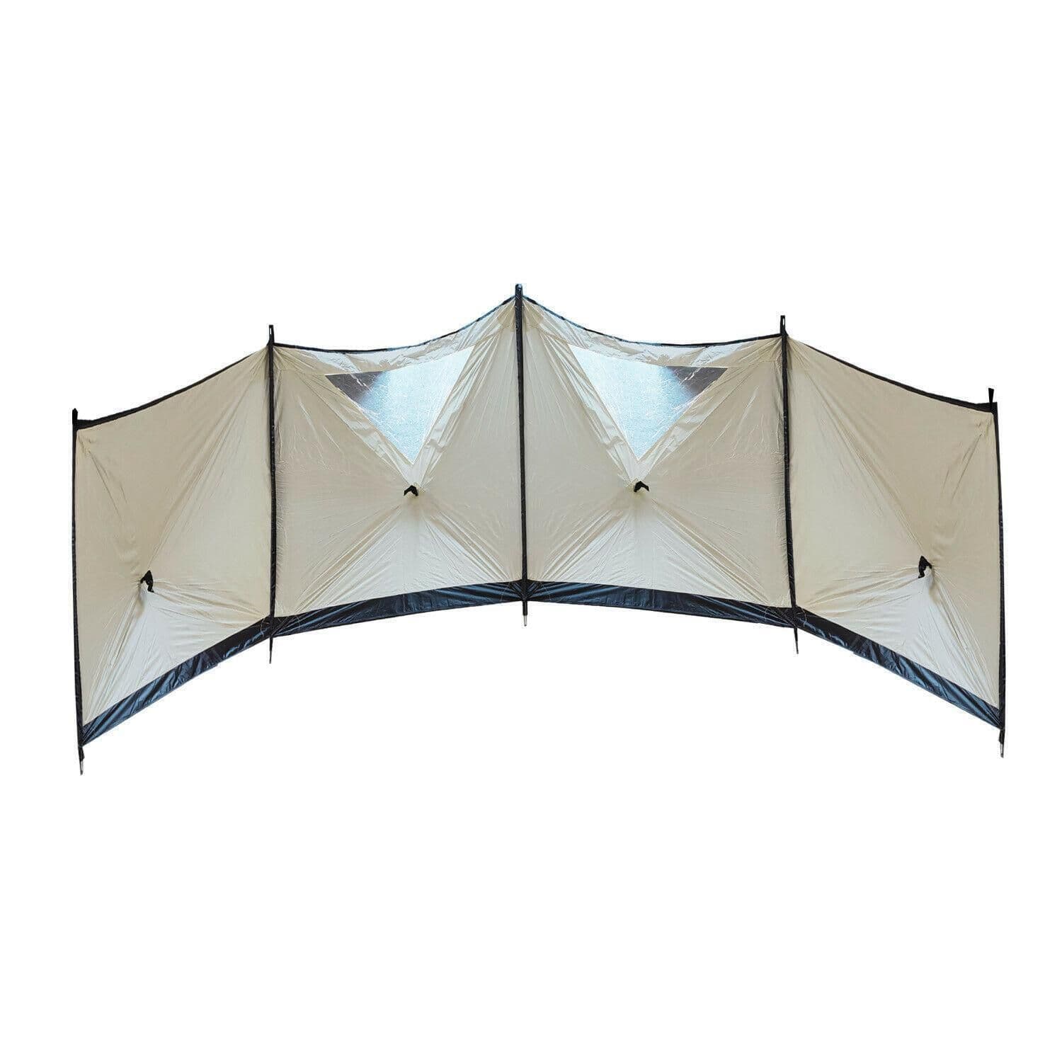 POP UP INSTANT WIND BREAK - 4 panel 5 6 metre caravan windbreak motorhome