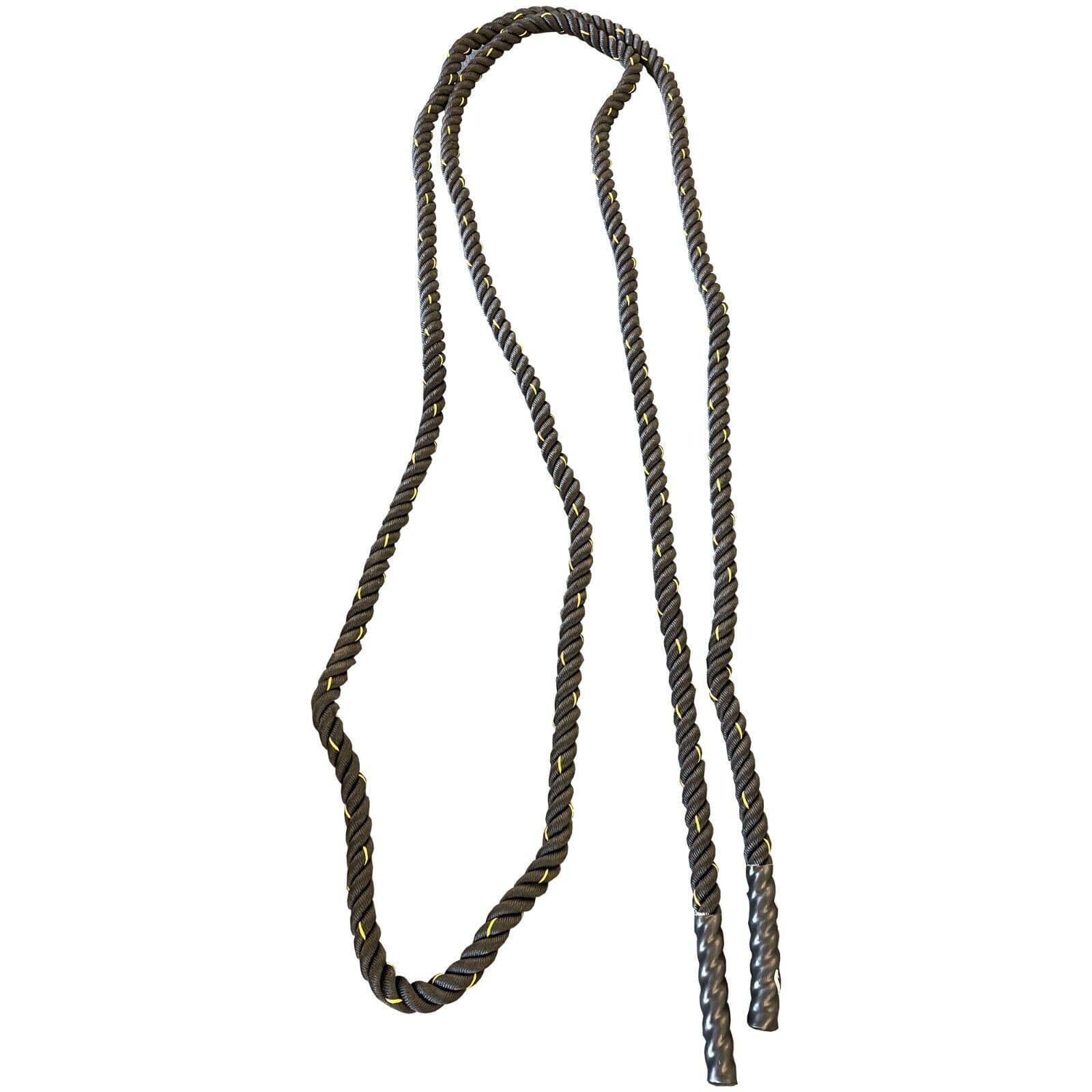 Power Fitness Battle Ropes 15 metre x 38mm Heavy Duty Gym Workout ...